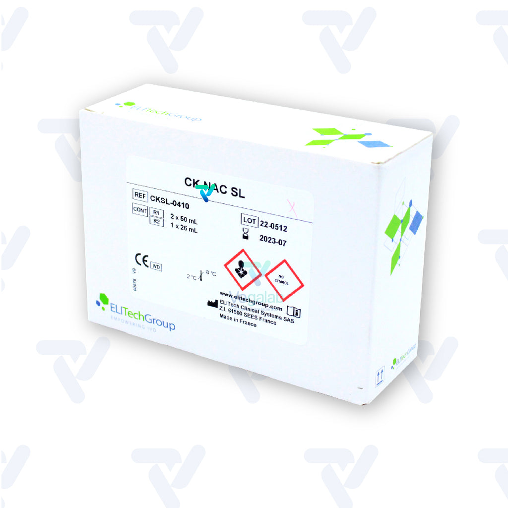 CK NAC Creatinina Quinasa SL 2x62.5 ml - Vital Scientific (Elitech)