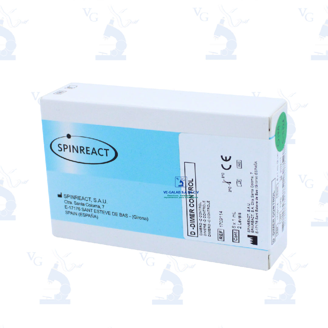 ️ DIMERO "D" CONTROL 6x1mL | Spinreact | en OFERTA! – Vegalab
